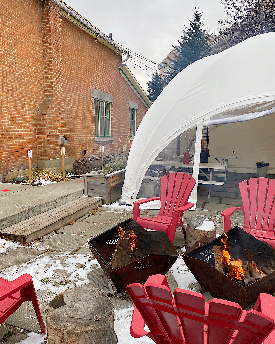 Winter patios are so cool | Winter City Edmonton